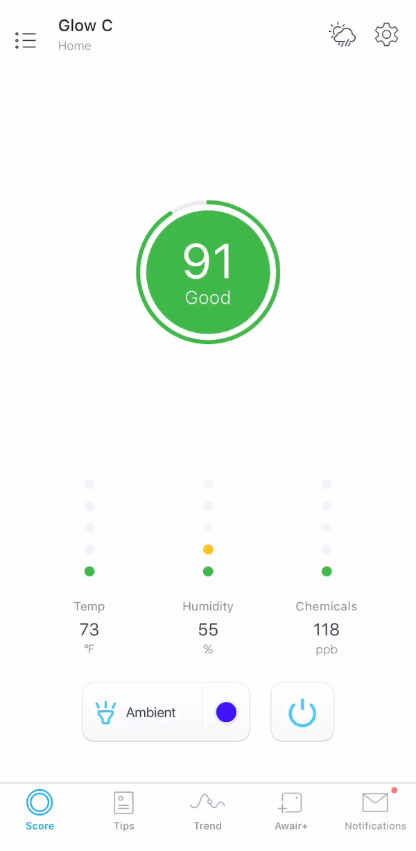 Glow C Trigger Types and Settings – Awair Support